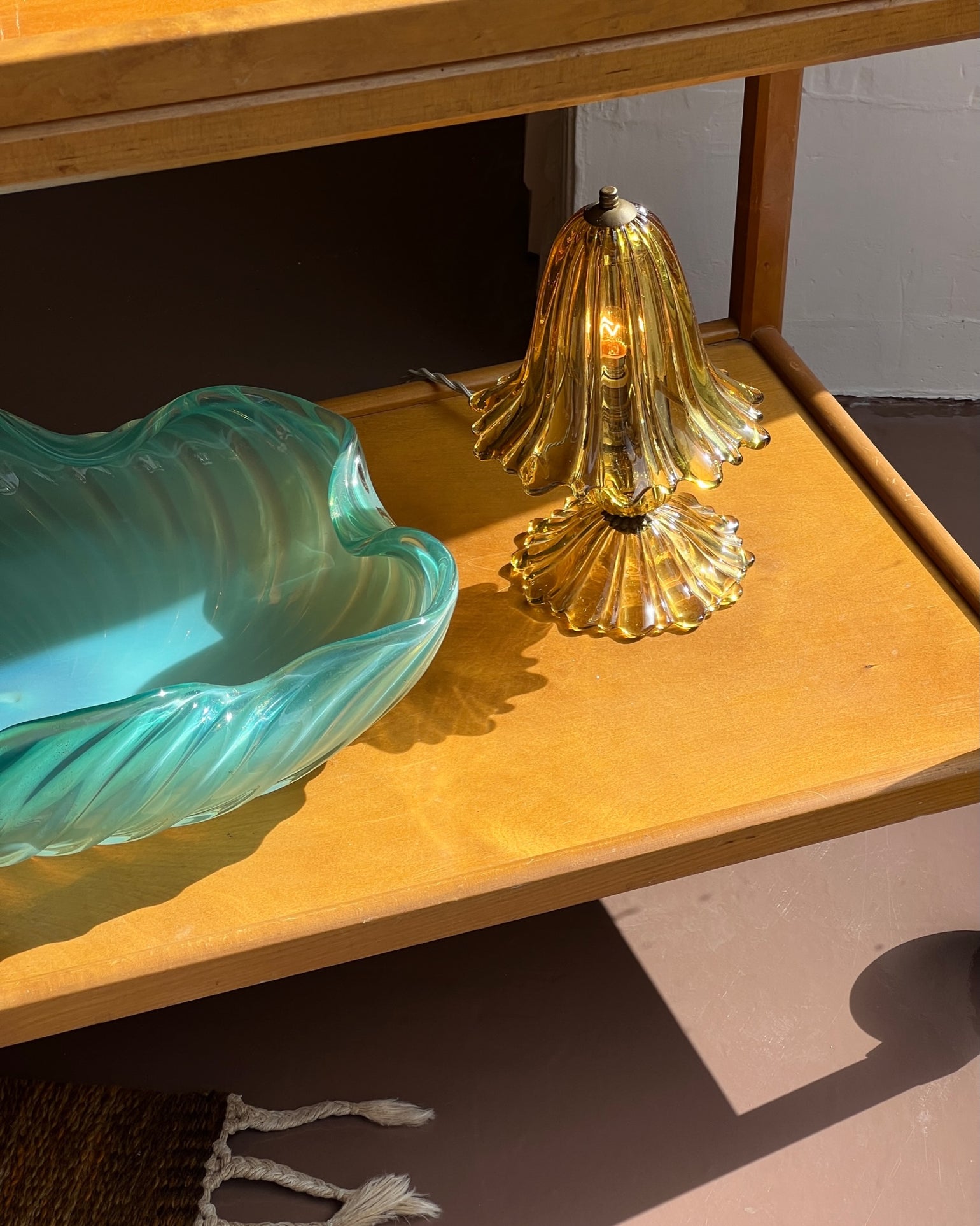 Vintage Murano Table Lamps and Mushrooms – Millefiori Interior